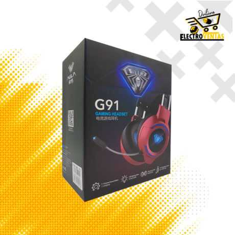 (OFERTA) «YU1001» AUDIFONO GAMER AULA G91.