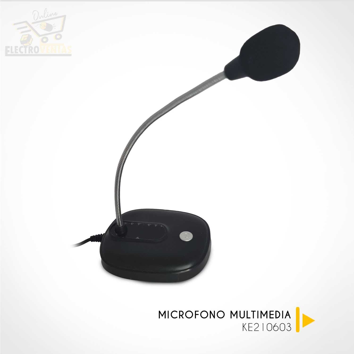 (OFERTA)»KE210603″ MICROFONO MULTIMEDIA CON AUXILIAR.