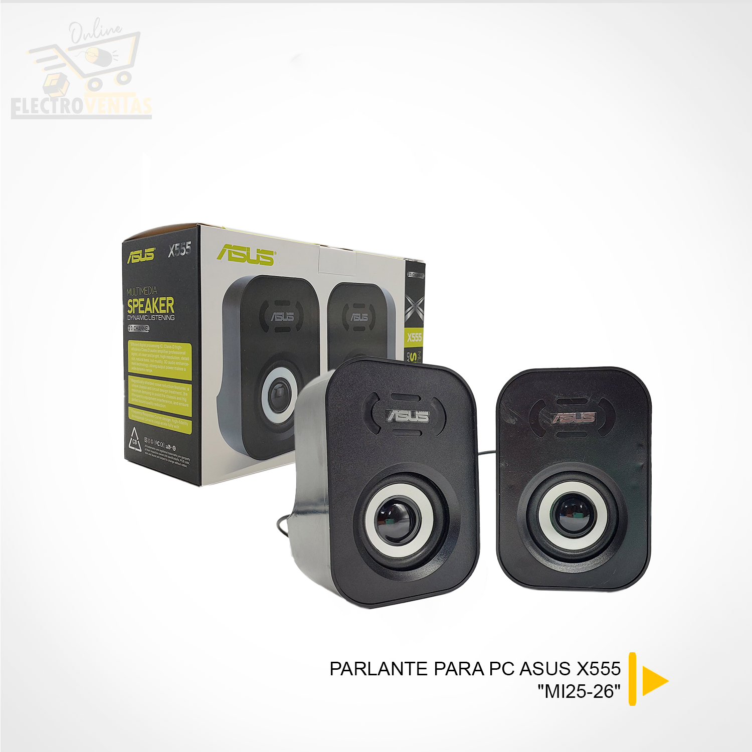 (OFERTA) «MI25-26» PARLANTE PARA PC ASUS X555