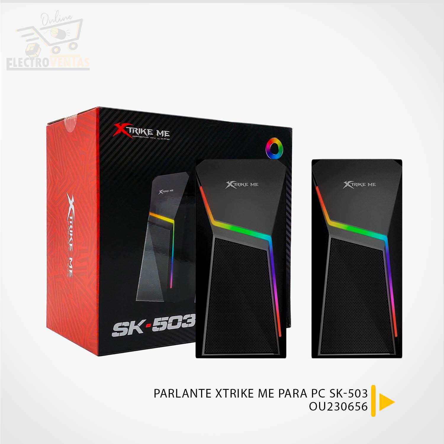 (OFERTA)“OU230656” PARLANTE XTRIKE ME PARA PC SK-503