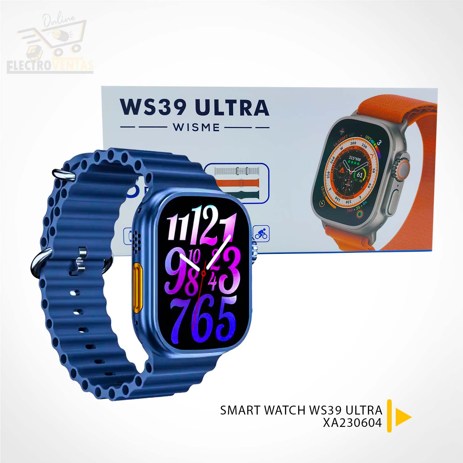 (OFERTA) “XA230604” SMART WATCH WS39 ULTRA