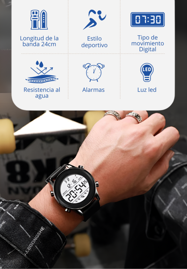 (OFERTA)»WS230607″ RELOJ DEPORTIVO MICZN WR30M REDONDO