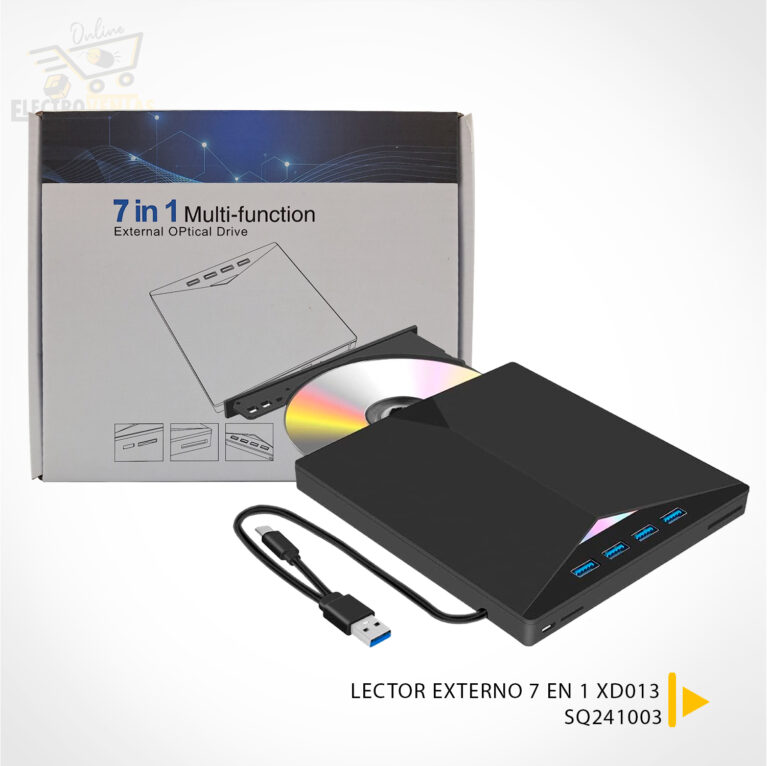 «SQ241003» LECTOR EXTERNO 7 EN 1 XD013